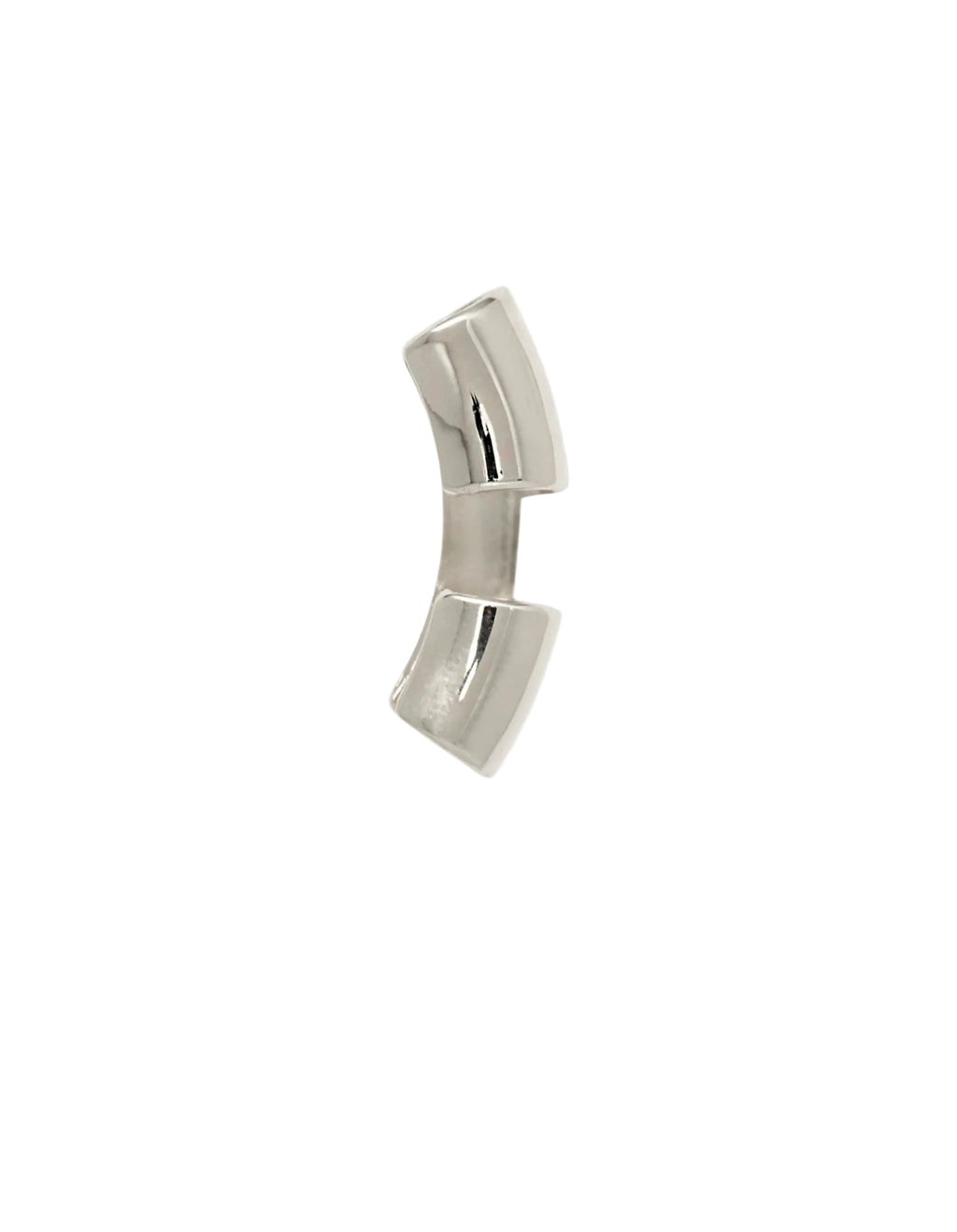 Split Helix Ear Cuff in Silver – At Present