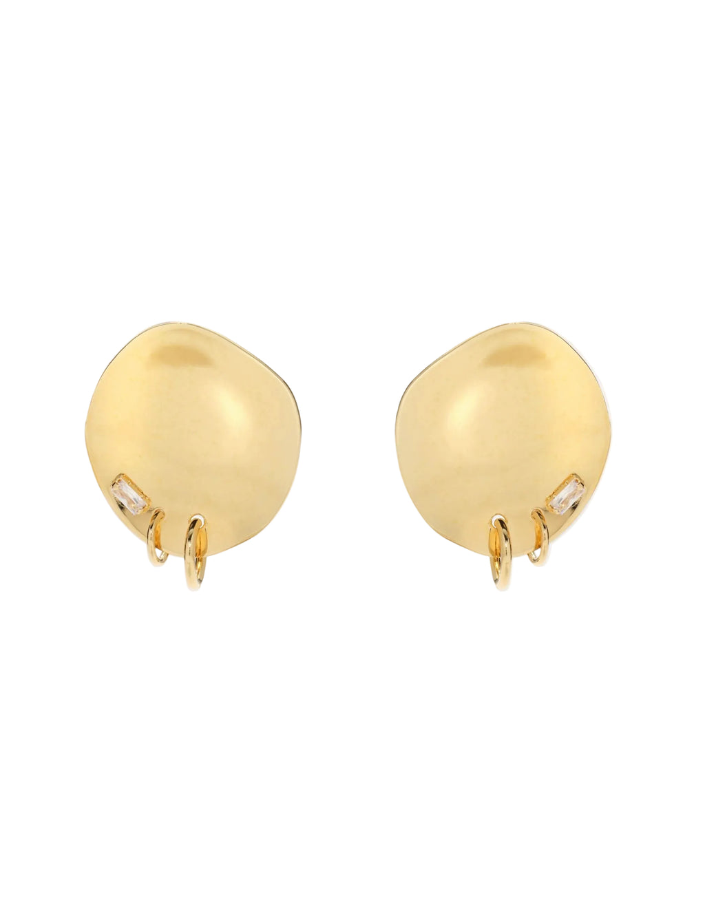 Lady Grey Ina Earrings in Gold - At Present Jewelry