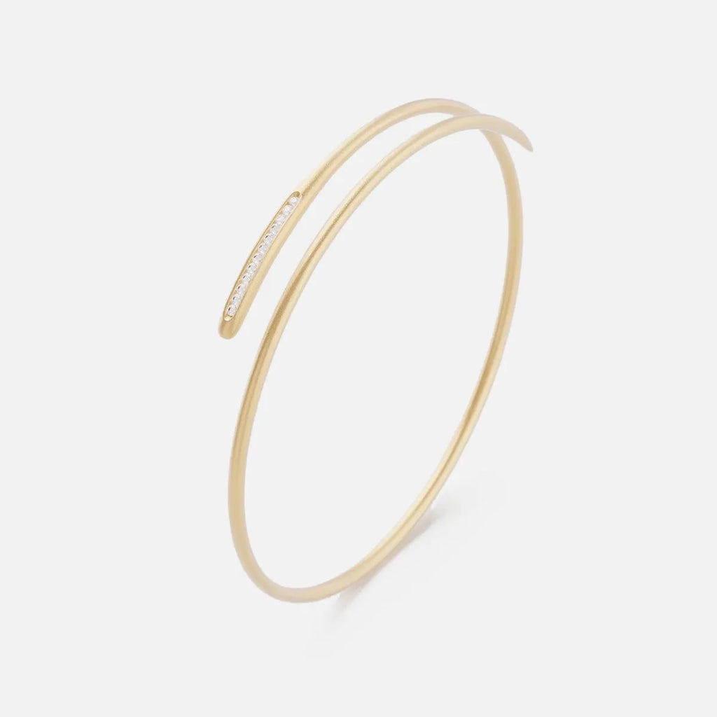 James Banks Design Diamond Needle Bracelet - At Present Jewelry