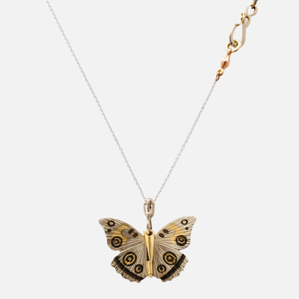 James Banks Design White Buckeye Necklace - At Present Jewelry