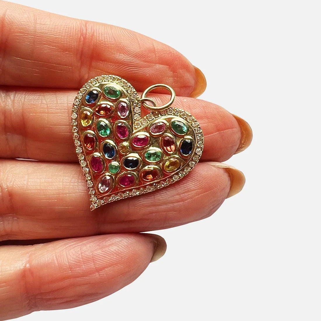 Lionheart Maneskin Heart Charm - At Present Jewelry