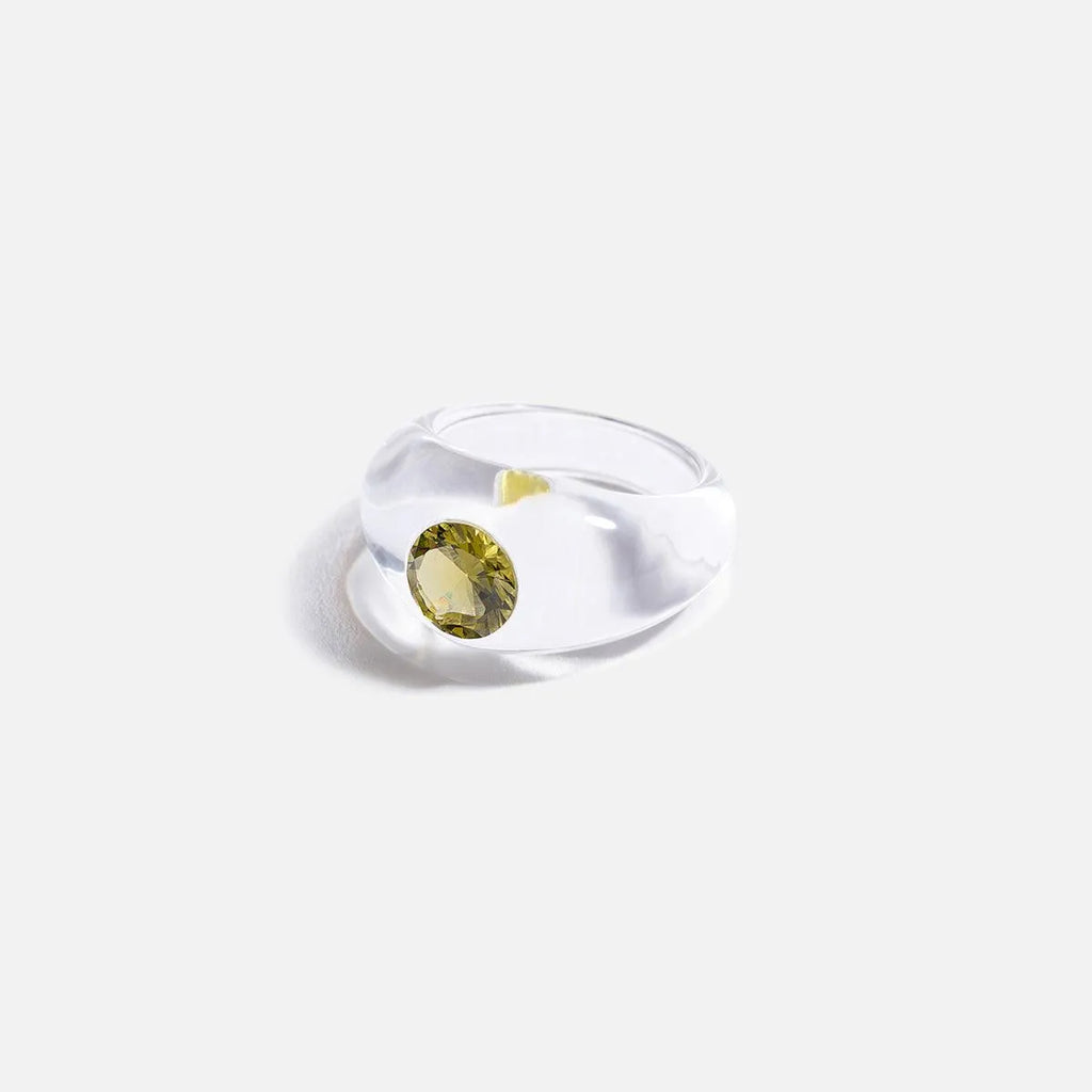 Sarah Noor Astro Ring, Green - At Present Jewelry