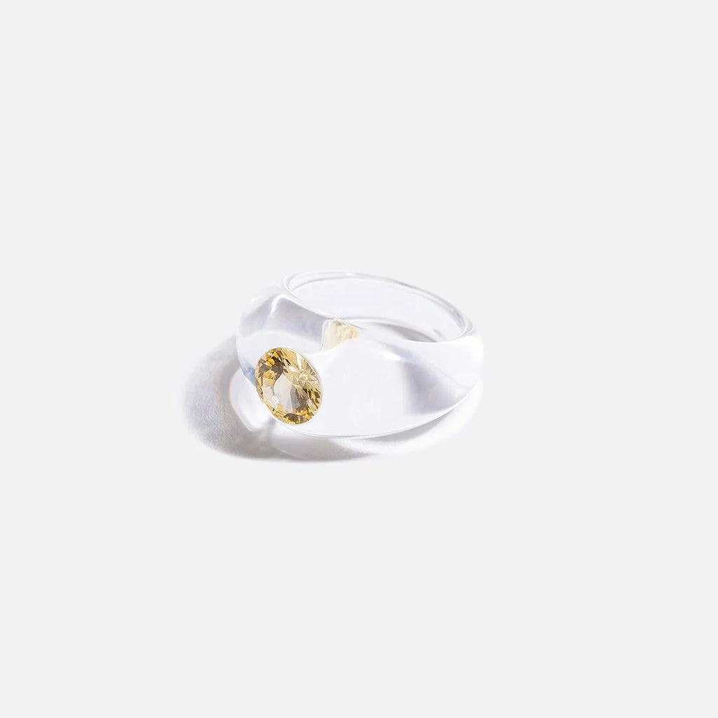 Sarah Noor Astro Ring, Yellow - At Present Jewelry