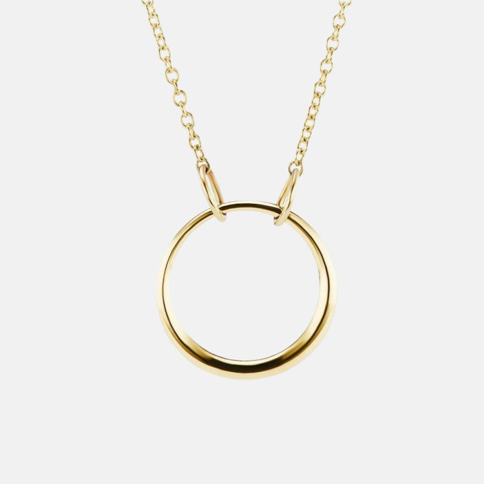 The Gild The Gold Petite Loop Necklace - At Present Jewelry
