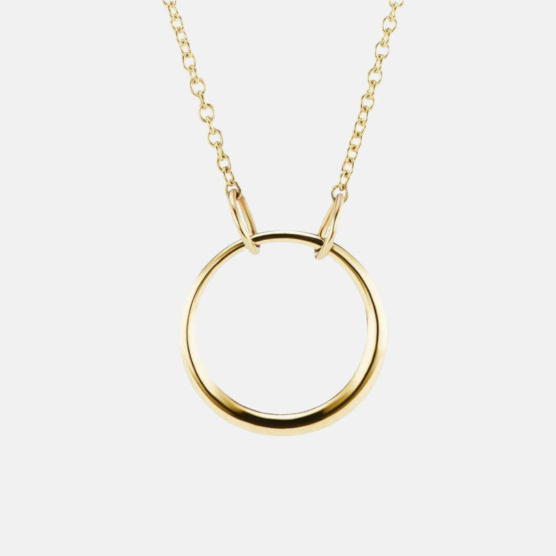 The Gild The Gold Petite Loop Necklace - At Present Jewelry